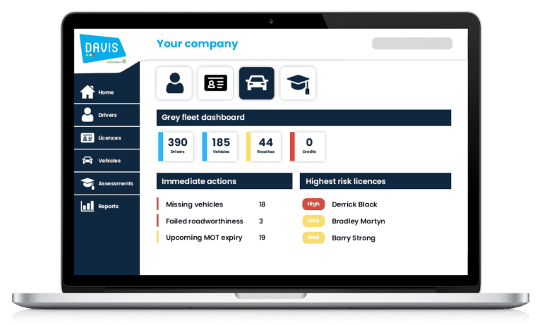 UK Grey Fleet Checks & Management | DAVIS